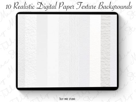 Realistic Canvas And Paper Textures Digital Backgrounds For Artists Procreate Photoshop Pdf