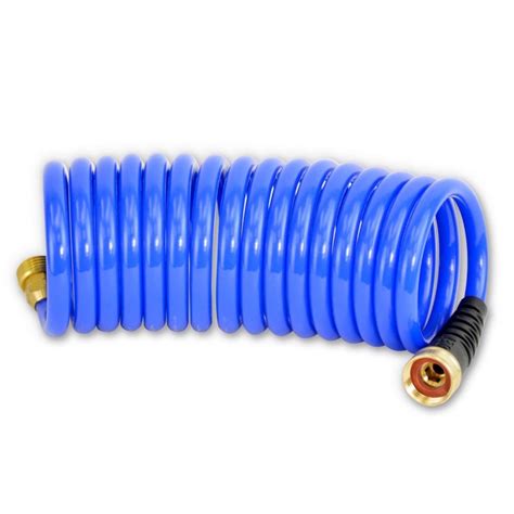 Hosecoil Standard 15 Ft Blue Hose Flex Relief 38 Id Home Garden