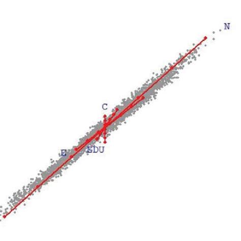 Representation Of The Binary Response Variables In The Euclidean Space