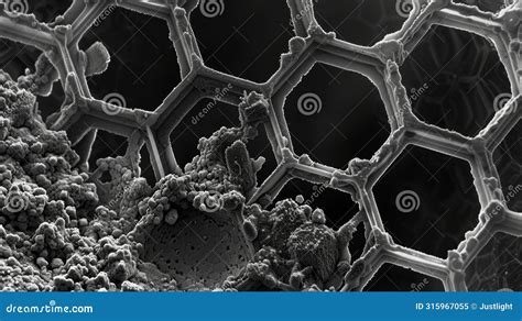 An Electron Microscope Image Of A Graphene Transistor With Minute Details Of Its Structure