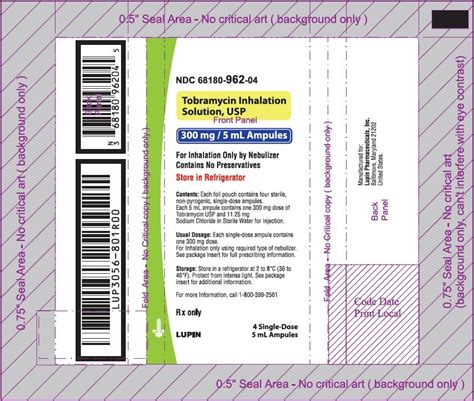 Tobramycin Inhalation Solution Package Insert