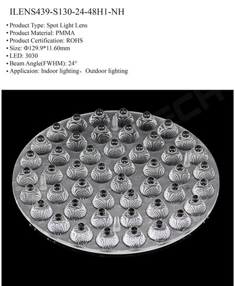 Led Lenser 24° Focusing Led Lens Reflector Array Oem Wholesale