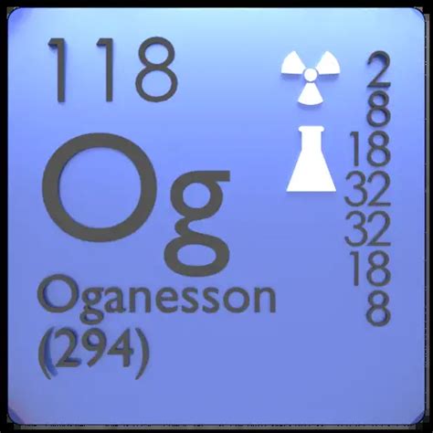 Oganesson Protons Neutrons Electrons Electron Configuration