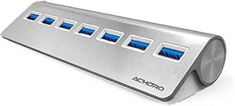 Amazon Com Achoro Ports USB Hub Triangle Aluminum Alloy High Speed USB Port Expander