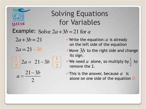 1 2 3 Solving Linear Equations Multiple Unknowns Ppt