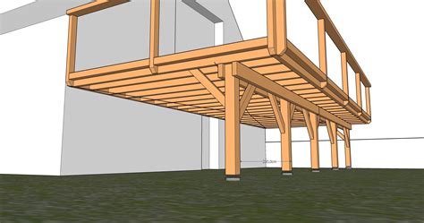 Terrasse Suspendue Bois Kit Veranda Styledeviefr