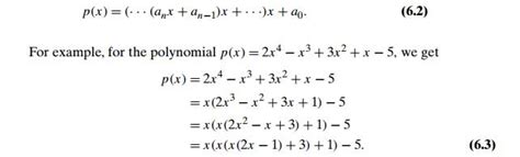 Horners Rule And Binary Exponentiation