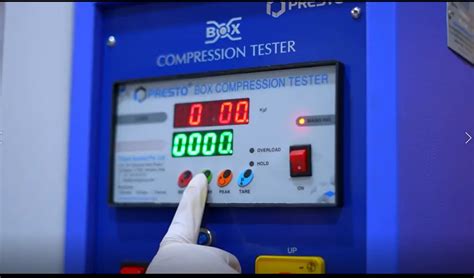 Box Compression Tester Presto Testing Instruments