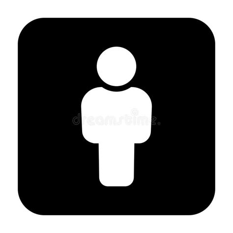 Symbol Icon Of Man Stock Vector Illustration Of Black 303711599