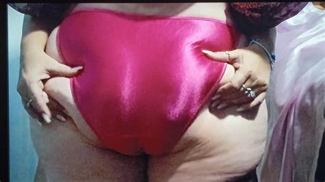 Satin Panty Cinema Mature Bbw Hot Pink Silky Panties R Satinpantycinema