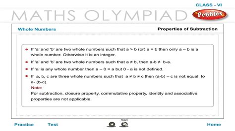 6th Std Maths Olympiad Whole Numbers Practice Olympiad Exam Preparation Youtube