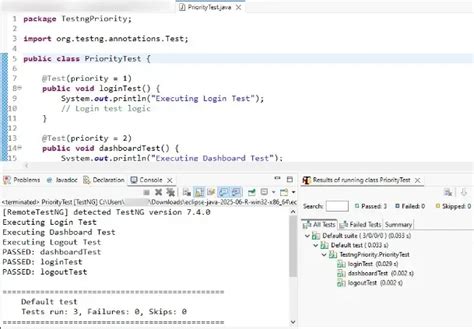 Setting Priority For Test Cases In Testng Geeksforgeeks