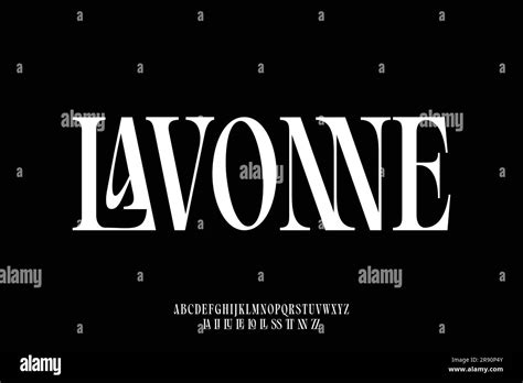 Elegant Luxury Ligature Serif Typeface Display Font Vector Creative Typography For Business