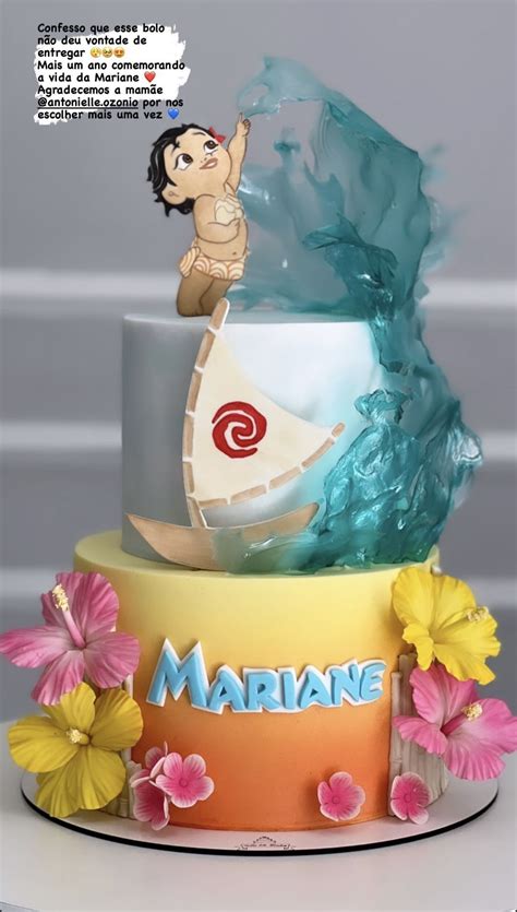 Pin By Karla Caballero On Decoracion Fiesta Moana Moana Cake Moana