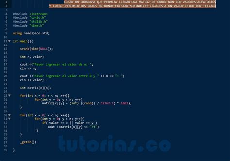 arrays visual c imprimir datos subindices igual a valor