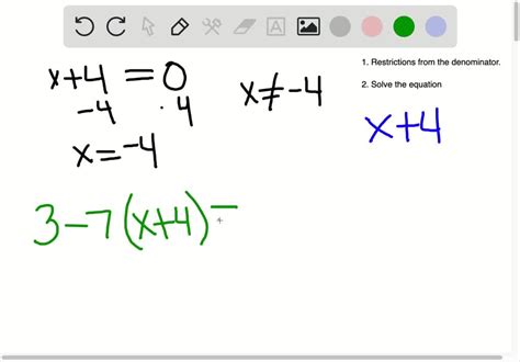 Solvedcontain Rational Equations With Variables In Denominators For