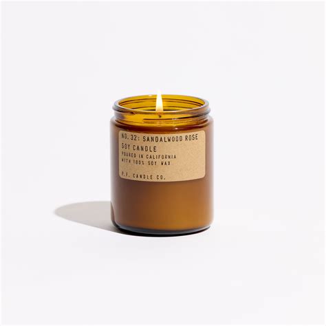 Pf Candle Co Sandalwood Rose Standard Candle P F Candle Co