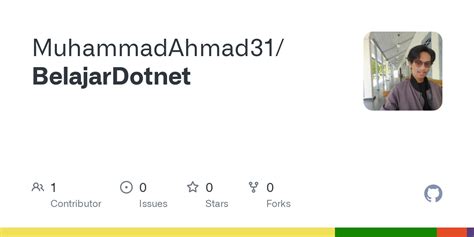 GitHub MuhammadAhmad BelajarDotnet