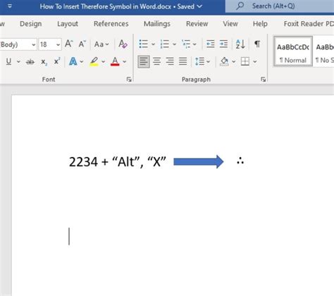 How To Insert Therefore Symbol In Word Presentationskills Me