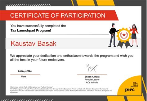 Kaustav Basak On Linkedin Pwclaunchpad Pwcaccelerationcentersinindia Taxlaunchpad Teampwc