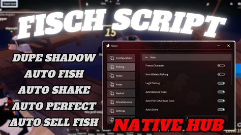 FISCH SCRIPT CÁCH HACK FISCH DUPE SHADOW AUTO FISH AUTO SHAKE AUTO PERFECT AUTO SELL ALL