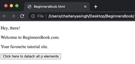 JQuery Detach