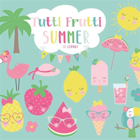 Tutti Frutti Svg Etsy