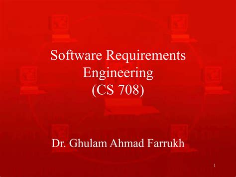 Vu Re Lecture 01 Software Engineering Ppt