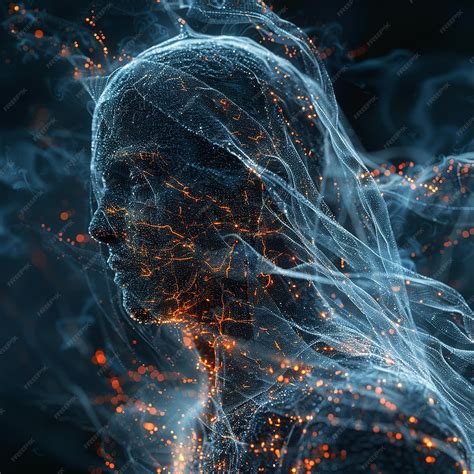 Premium Photo A Subtle Radiant Energy Enveloping Human Body A Human