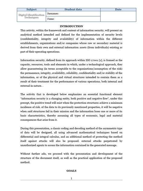 Activity1 Tidperform An Analysis Explaining The Devices Where Digital Identification Is Used