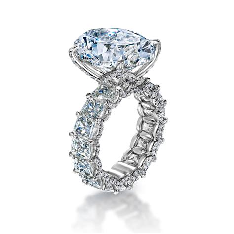 24 Carat Oval Cut Diamond Engagement Ring Gia Certified H Si2 For Sale