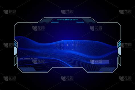 Hud界面屏幕框架监控元素向量