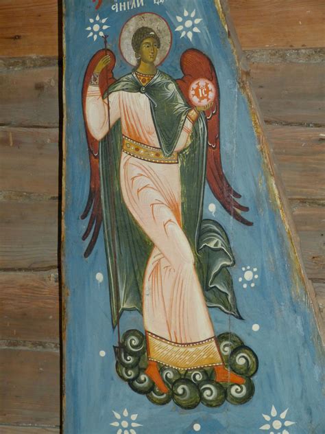 Banco De Imagens Pintura Anjo Arte Templo Mosteiro Mural Imagem