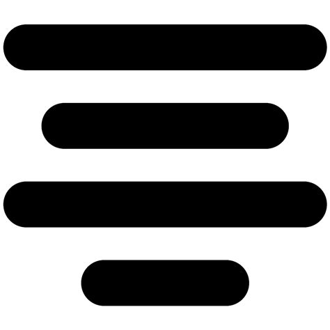 Centered Text Of Alignment Button Svg Png Icon Free Download OnlineWebFonts COM