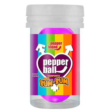 Bolinha Sex Shop Unidades Dessensibilizante Para Conforto Anal Papper Ball Meu Bum Bum Blend