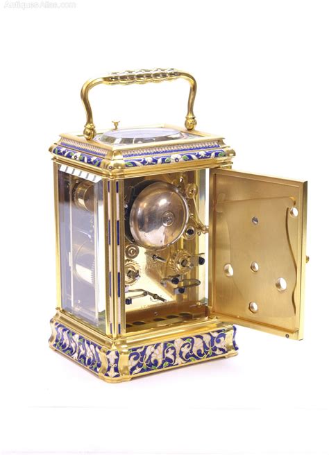 Antiques Atlas 19th Century Enamel Strike Repeat Carriage Clock