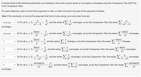 solved 2 ﻿points ﻿each of the following statements is an