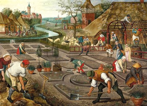 Abel Grimmer 1570 C1620 Spring After Pieter Bruegel Beautiful Fac