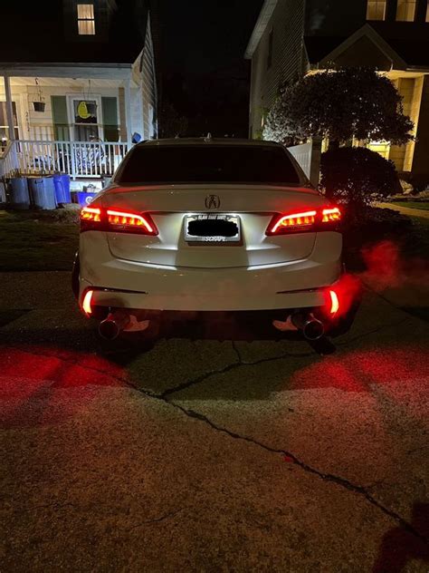 Led Rear Bumper Reflectors For Acura Tlx Sedan 18 19 20 Corsomotion