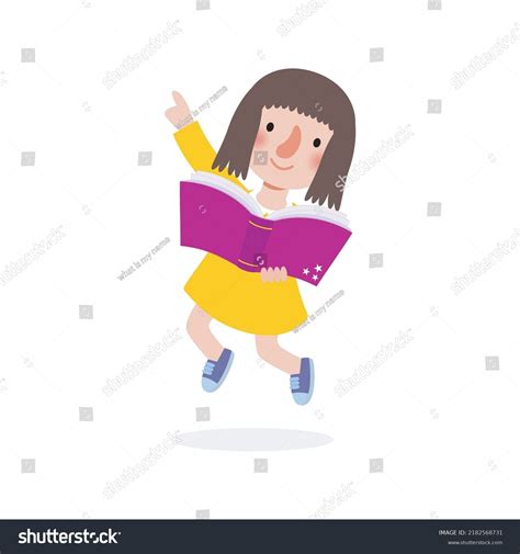 아이들 독서 책 백인 배경 벡터 스톡 벡터로열티 프리 2182568731 Shutterstock