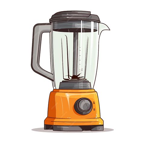 Premium Vector Hand Drawn Blender Cartoon Vector Illustration Clipart