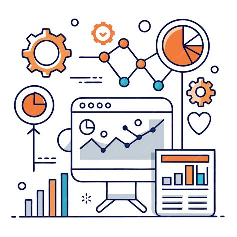 Data Analytics With Charts And Graphs Showing Growth Progress And