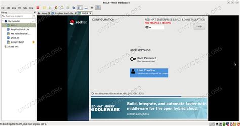 How To Install Rhel 8 On Vmware Workstation Linux Tutorials Learn Linux Configuration