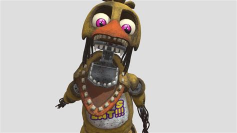 Withered Toy Chica Reupload Fnaf Help Wanted Withered Chica