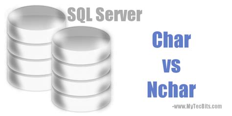 Nchar Vs Char Data Types In Sql Server My Tec Bits