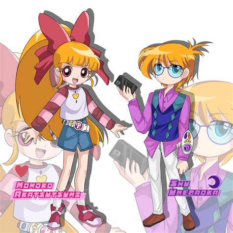 Powerpuff Girls Blossom And Brick And Dexter