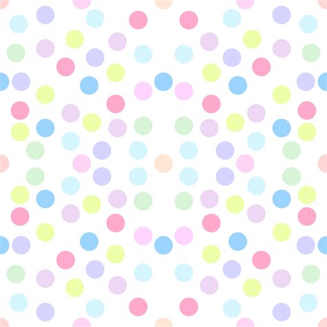 Polka Dots Colorful Seamless Pattern On White Background 13106364