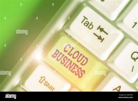 Conceptual Hand Writing Showing Cloud Business Concept Meaning Computing That Relies On Shared
