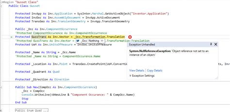 Solved Put Component Occurence Into Class Autodesk Community