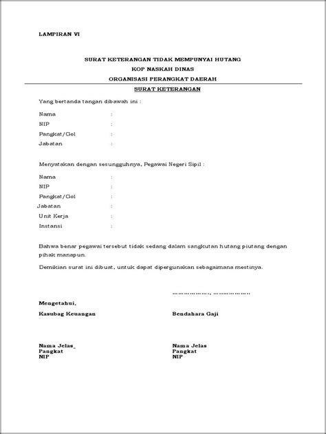 Contoh Surat Pernyataan Hutang Piutang Pribadi Surat Permohonan Desain Contoh Surat Rlppvxjw8p